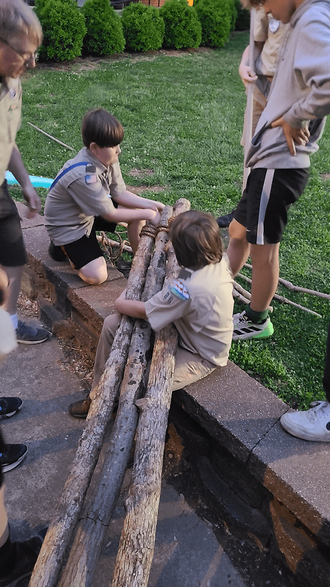 Pioneering Week - First Aid & A-Frame Tripods - Troop 86